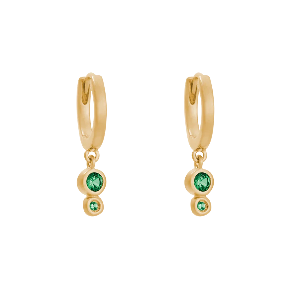 Kirstin Ash Il Mare Droplet Hoops, Gold – Lily and Mitchell