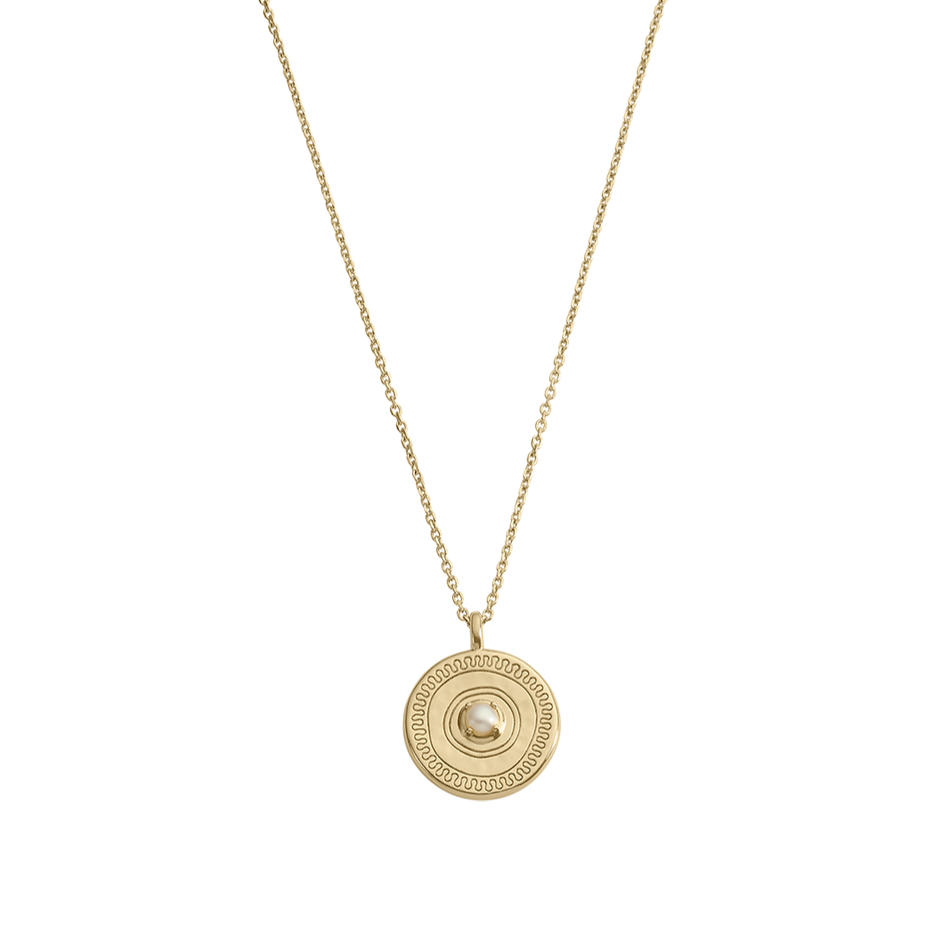 Kirstin Ash Solace Coin Necklace, Gold – Lily and Mitchell