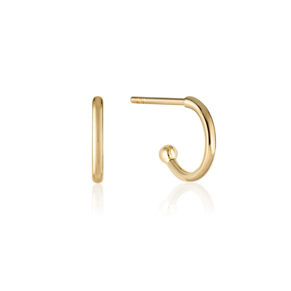 Linda Tahija 9k Gold Sia Hoop Earrings – Lily and Mitchell