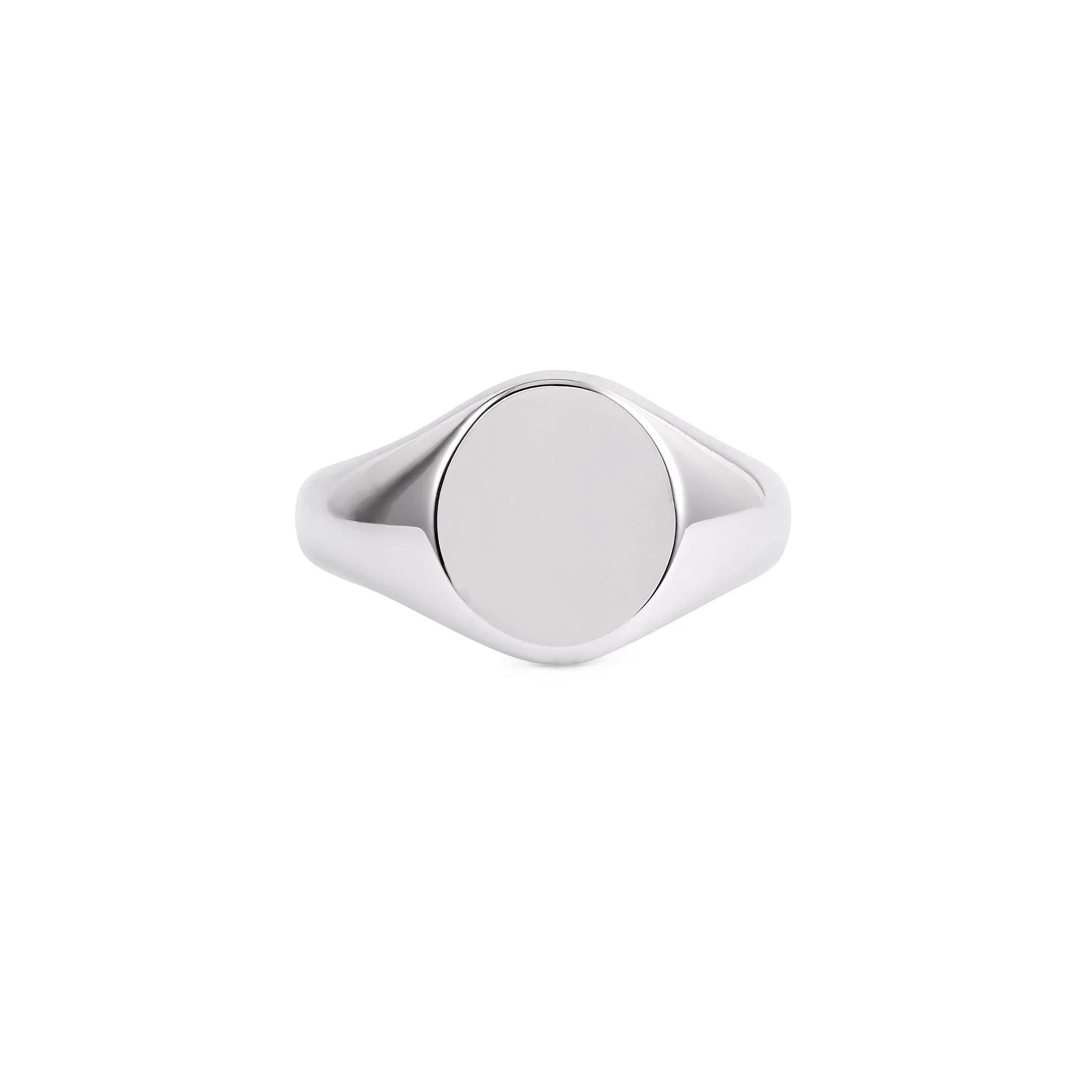 Alana Maria Men's Oval Signet Ring, Silver – Lily and Mitchell